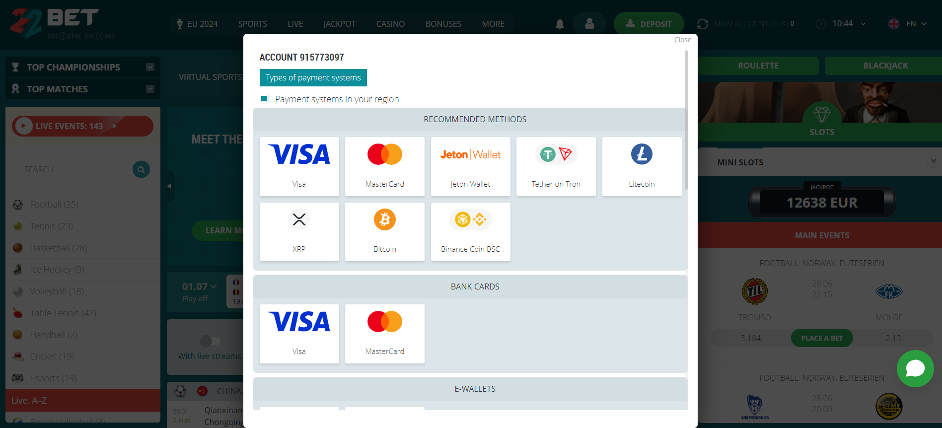 22.BET: Promo Code for Free Spin [2025], No Deposit Welcome Bonus